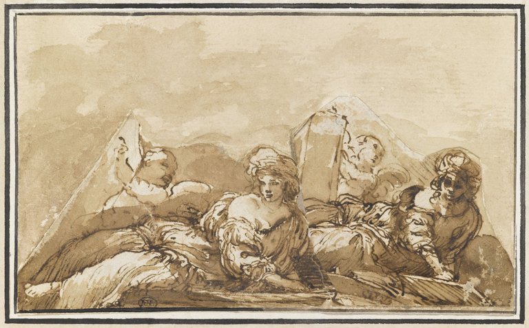 Spencer Alley: Guercino - Drawings, 1640-1650 (Independent of Paintings)