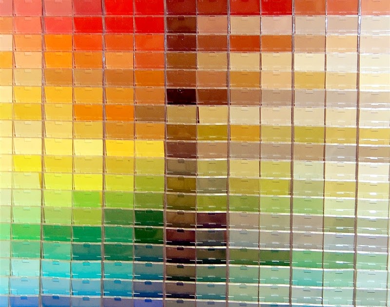 Capadia Designs: Paint chips...