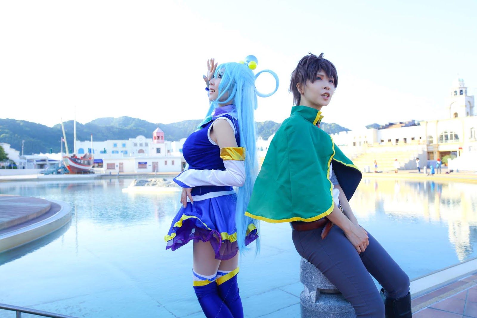 Kazuma Satou (佐藤 和真) & Aqua (アクア) - One Day - - Tamashii No Cosplayers ...