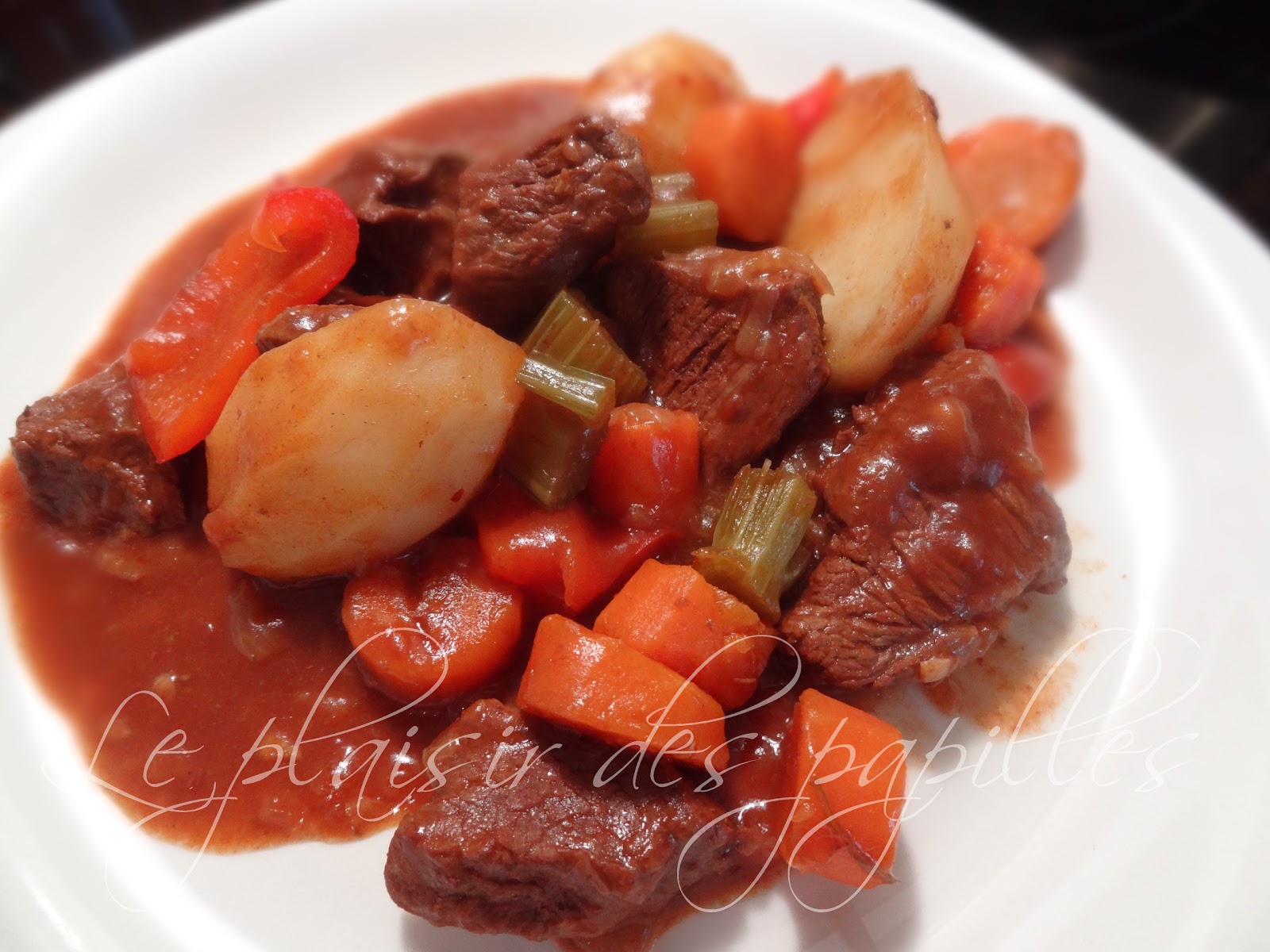 Le plaisir des papilles: Ragoût de boeuf aux légumes