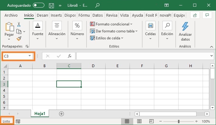 Hoja de Cálculo: Introducir datos y tipos de datos en Excel.