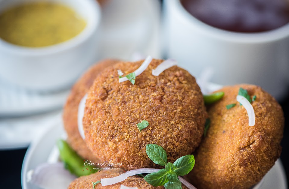 Color and Spices: Vegetable chop..