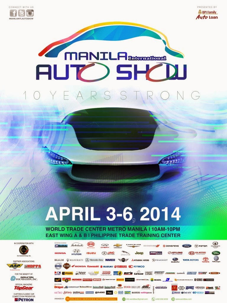Manila Shopper: 10th Manila International Auto Show @WTC: Apr 2014