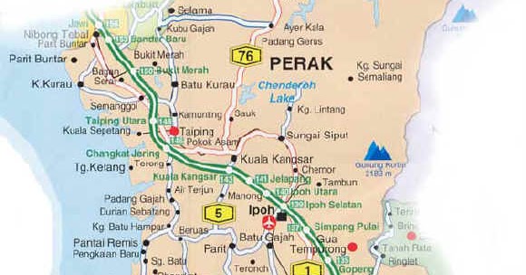 RIDE TO PERAKK !!: PETA PERAK