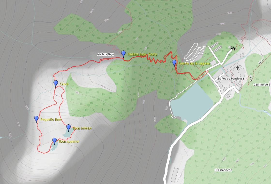 Amuso: Ibones de Ordicuso desde el Balneario de Panticosa