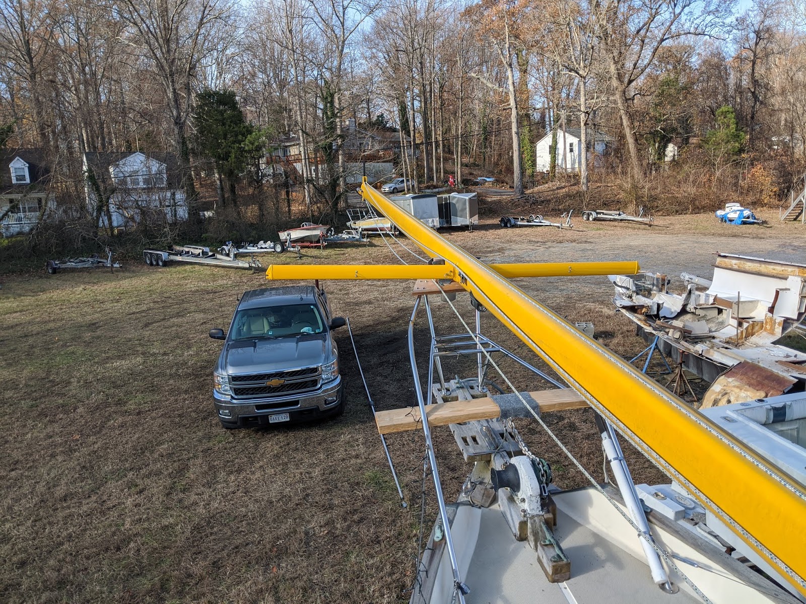 Rhapsody: Mast raising prep