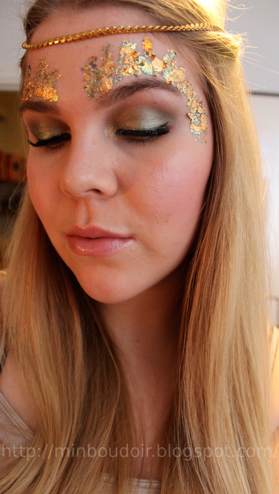 Min Boudoir: Green Fairy / Forest Nymph makeup