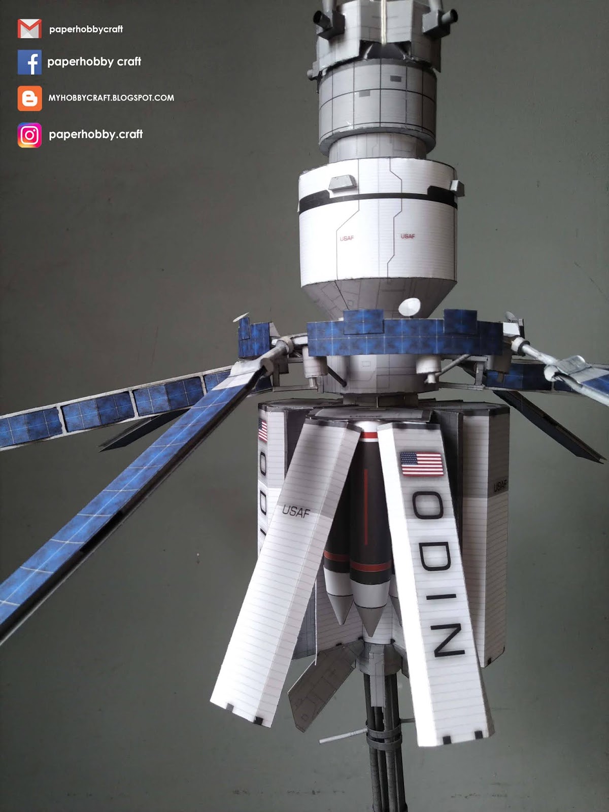 paperhobby: ODIN Space Station from Call of Duty: Ghosts 1/100