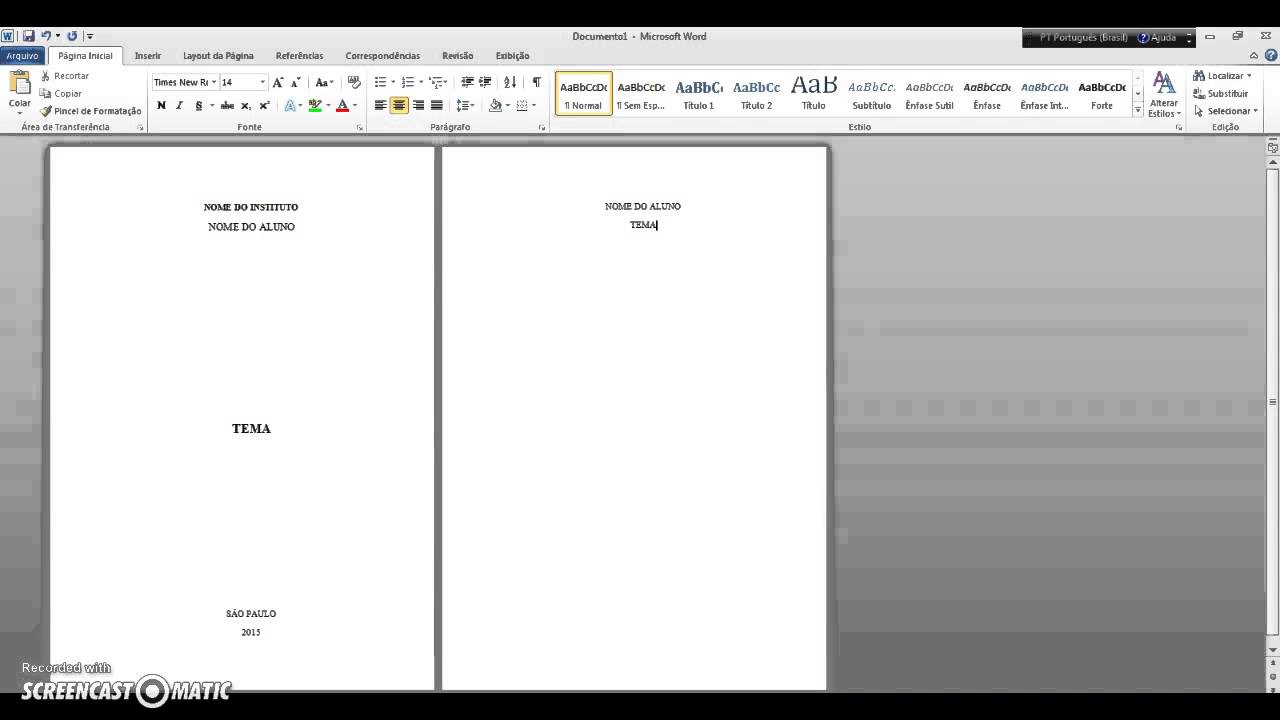 como fazer capa e contracapa - wood scribd braxin
