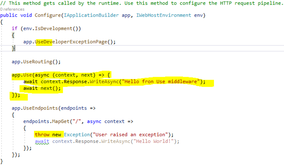 .Net Blog by Asif: Part 8 : Developer Exception Page