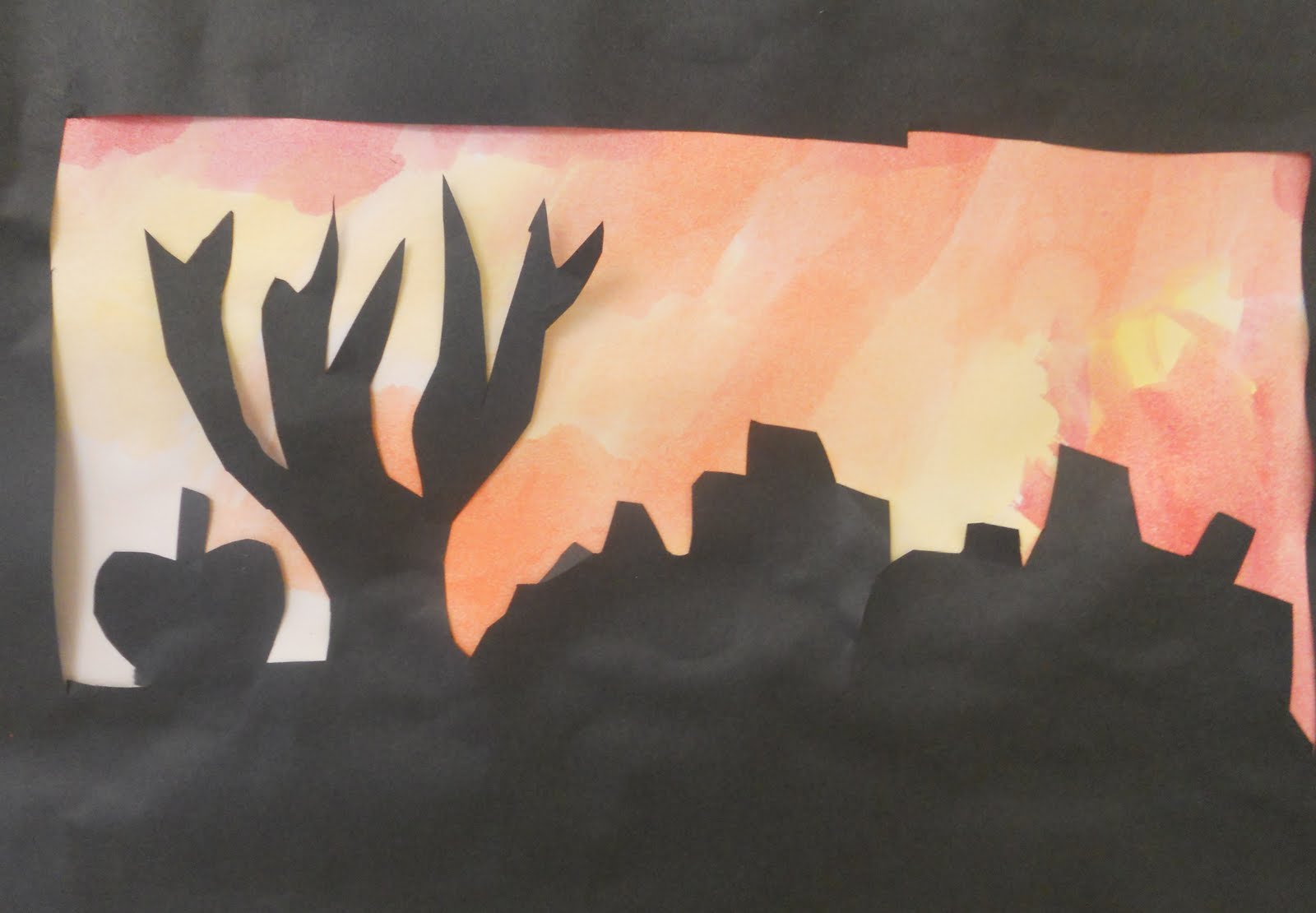 Art Dish: Sunset Silhouettes