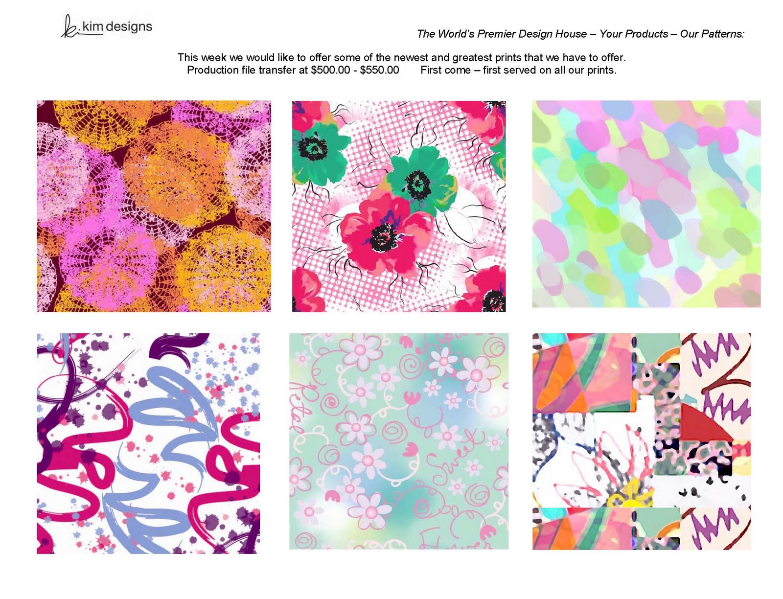 Kim Designs: Kim's Favs for this week - preview for our best clients: