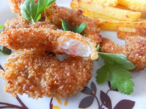 Emma's cooking: Crevettes panées