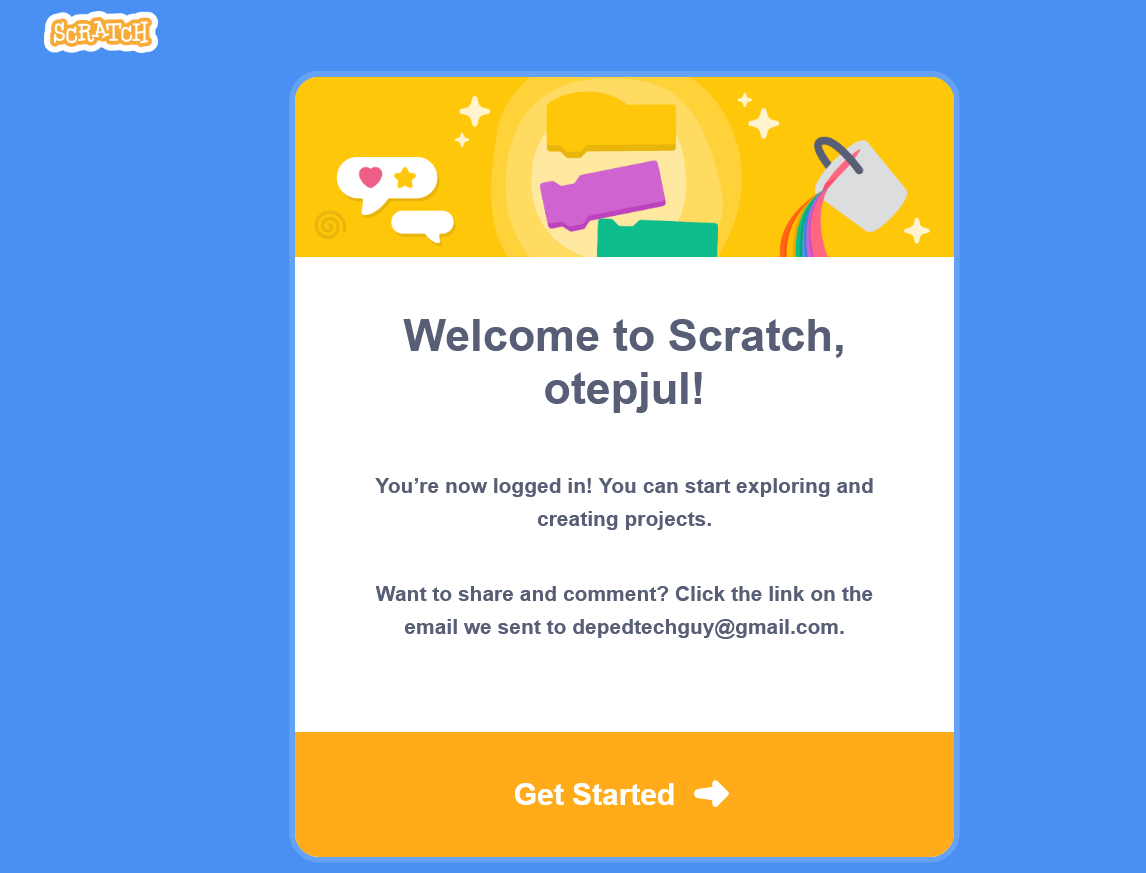 How to Create Account in Scratch Animation Day 5 Afternoon Session ...