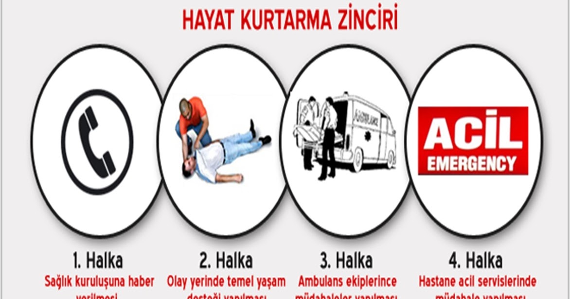 İLK YARDIM VE HAYAT KURTARMA: HAYAT KURTARMA ZİNCİRİ İLK YARDIM VE HAYAT KURTARMA: HAYAT KURTARMA ZİNCİRİ