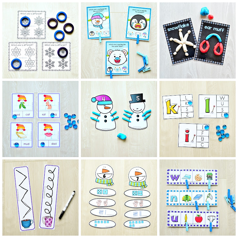 Winter Preschool and Kindergarten Printable Pack | The Pinay Homeschooler