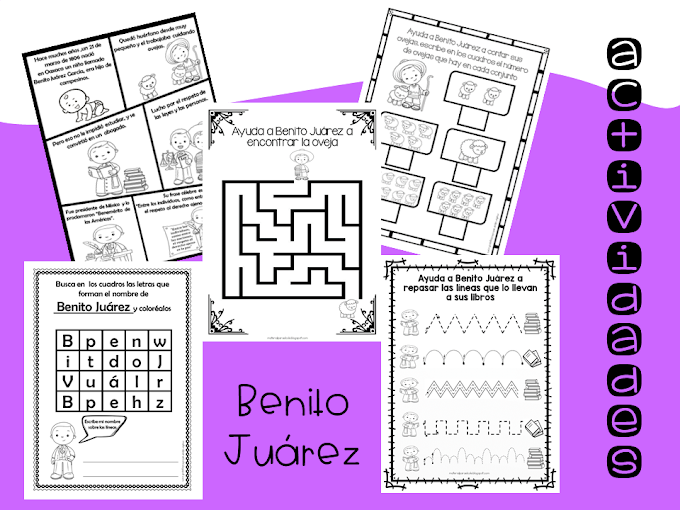 ACTIVIDADES SOBRE BENITO JUÁREZ