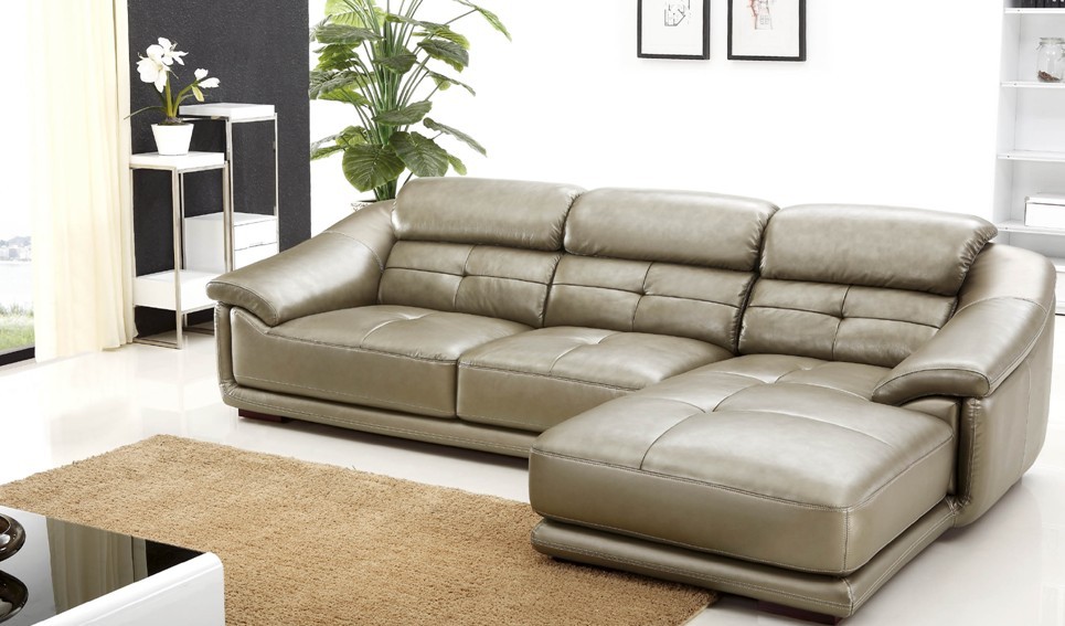 SOFA KULIT ASLI MINIMALIS TYPE L (SUDUT)