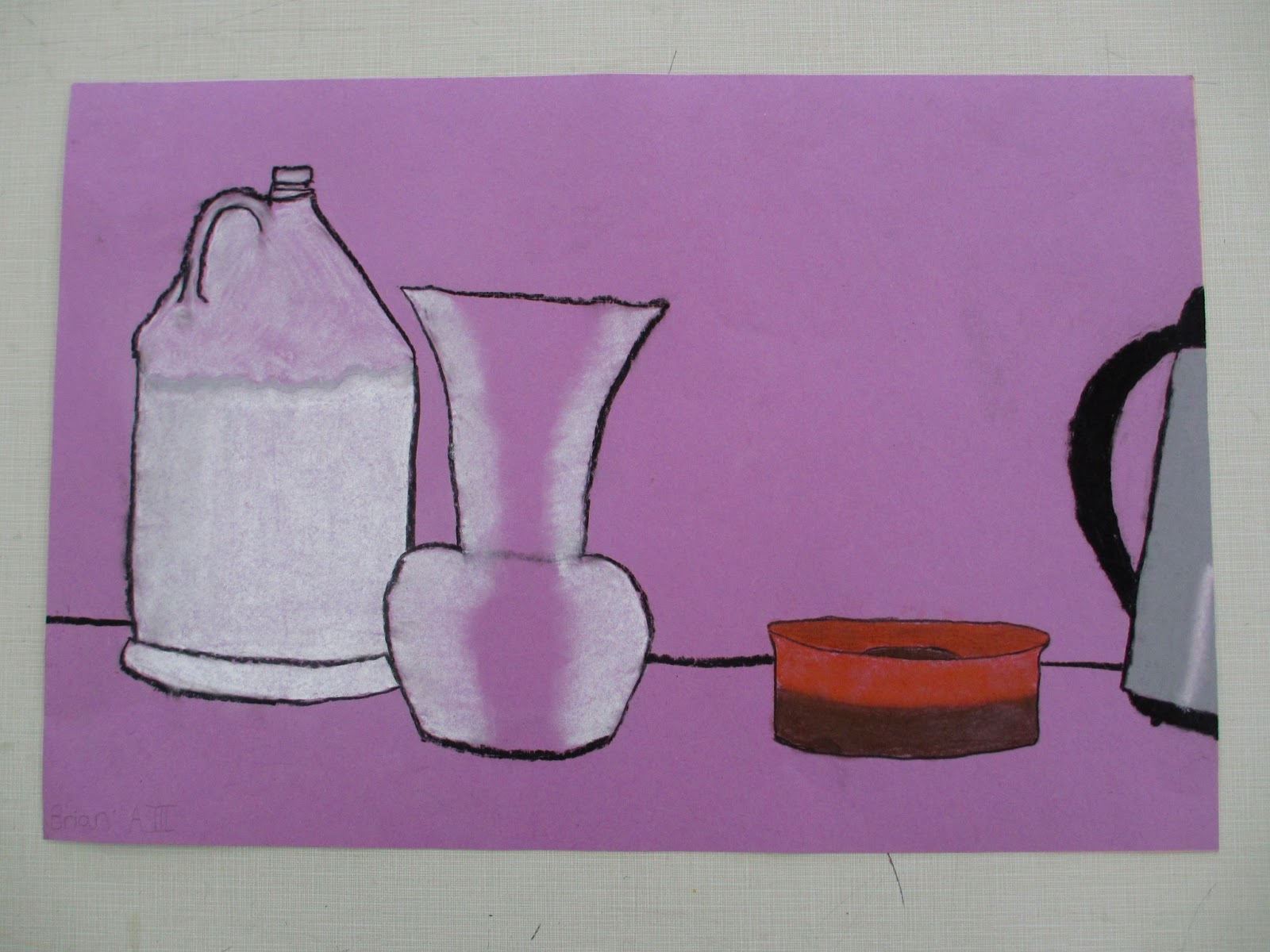 Parker Art: Middle School Still Life Drawing