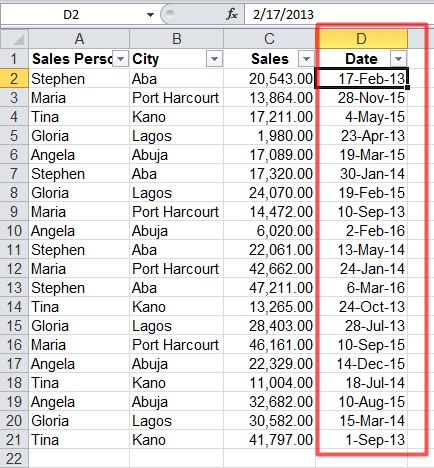 Microsoft Excel Data Analysis (Part 2): Filter Data - Godswill Desk