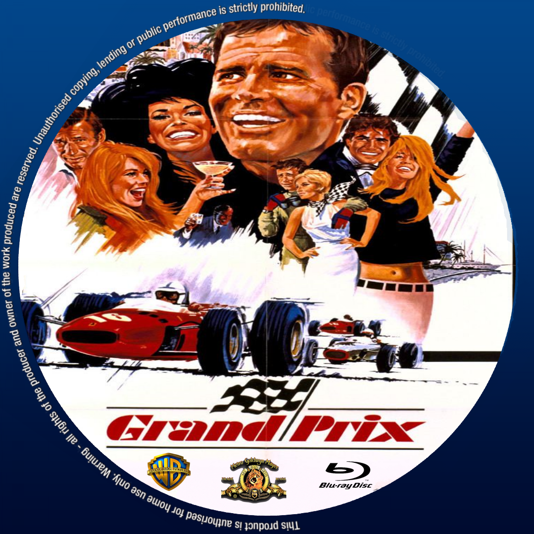 CAPAS DVD-R GRATIS: Grand Prix (1966) - Blu Ray