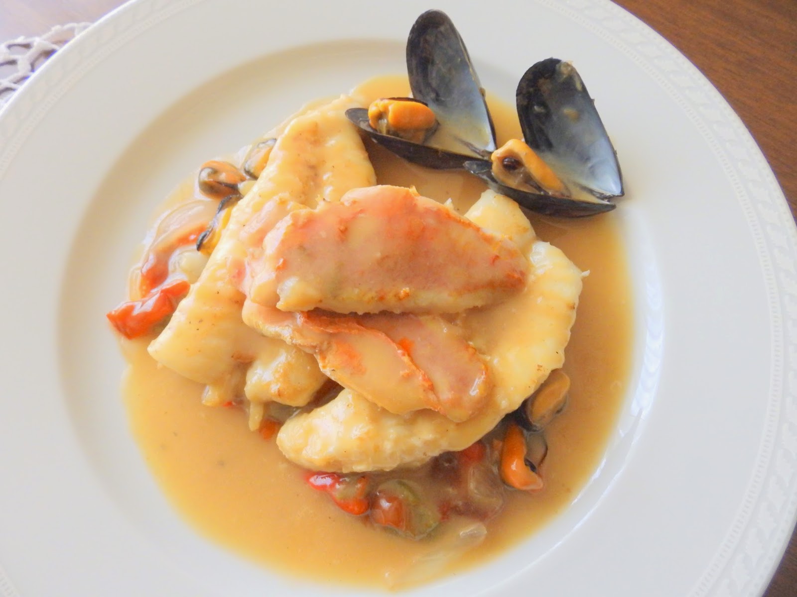 Suquet de rap, rogers i musclos