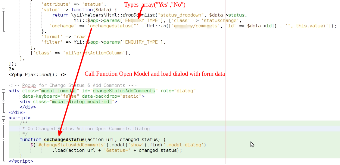 How To Create Model Popup In Gridview In Yii2