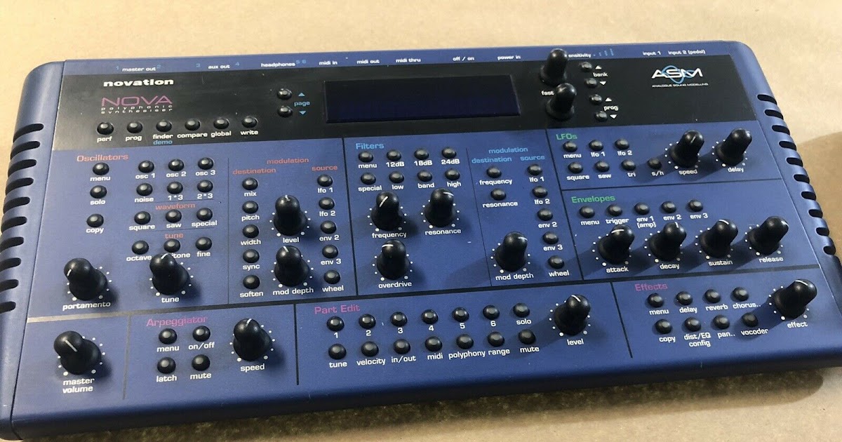 MATRIXSYNTH: Novation Nova Desktop Synth