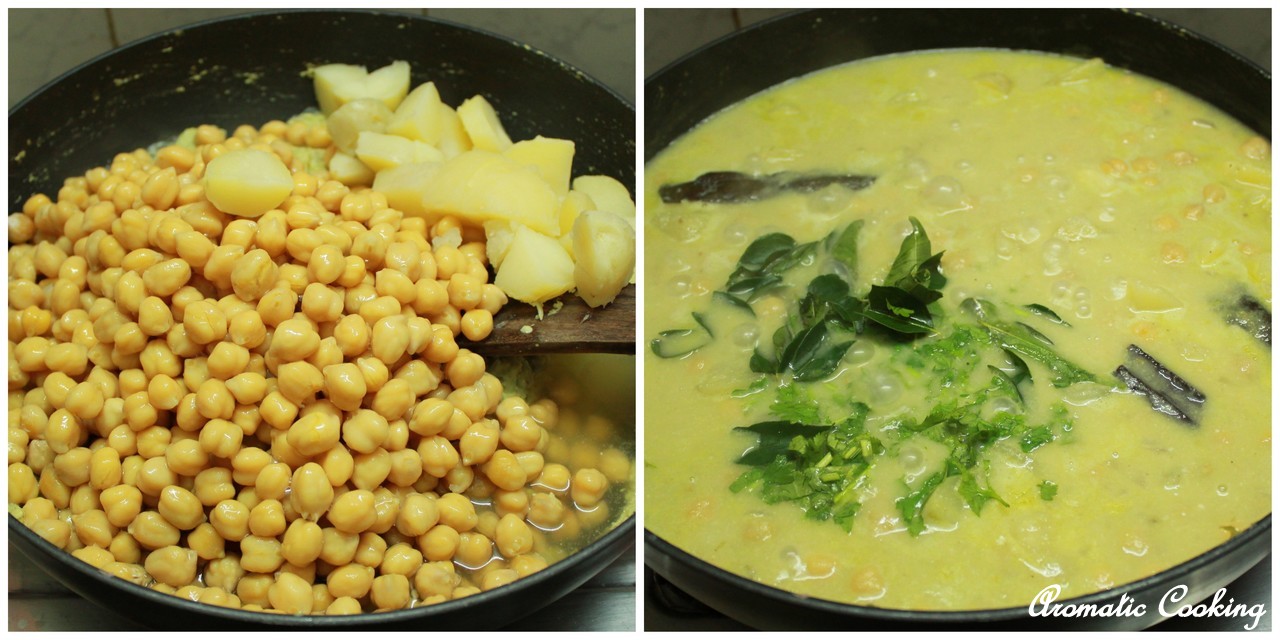 Aromatic Cooking: Chana White Kurma/ Chickpeas White Curry