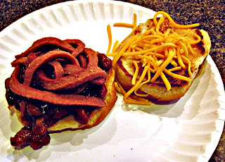 A Good Table: Halloween Dinner: Worm Sandwiches with Mud sauce