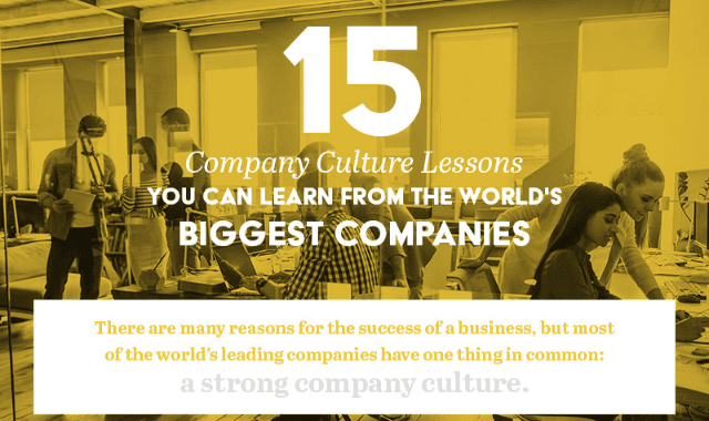 15 Company Culture Lessons You Can Learn From The World’s Biggest ...