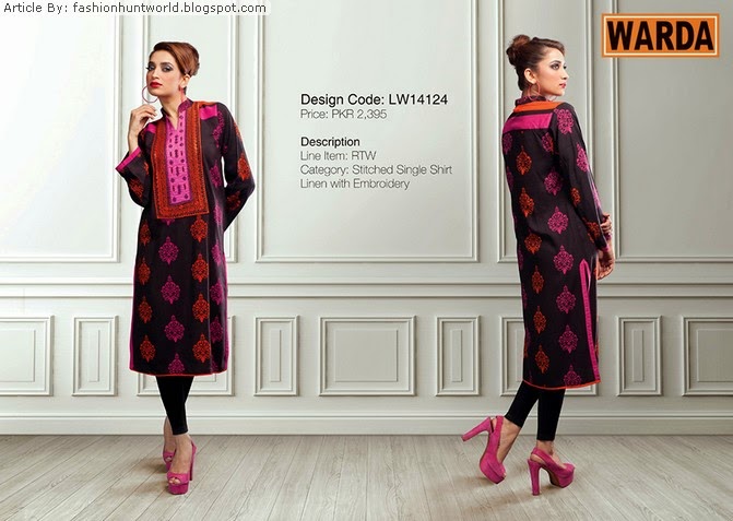 Warda Winter's Grace Fall/Winter Collection 2014-2015 | Warda Prints ...