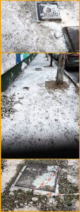 Δραπετσίνι ...: Πεζοδρόμια γύρω από σχολεία! Συνεχίζεται η ταλαιπωρία!