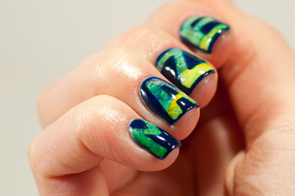 Maze Runner nail art - May contain traces of polish