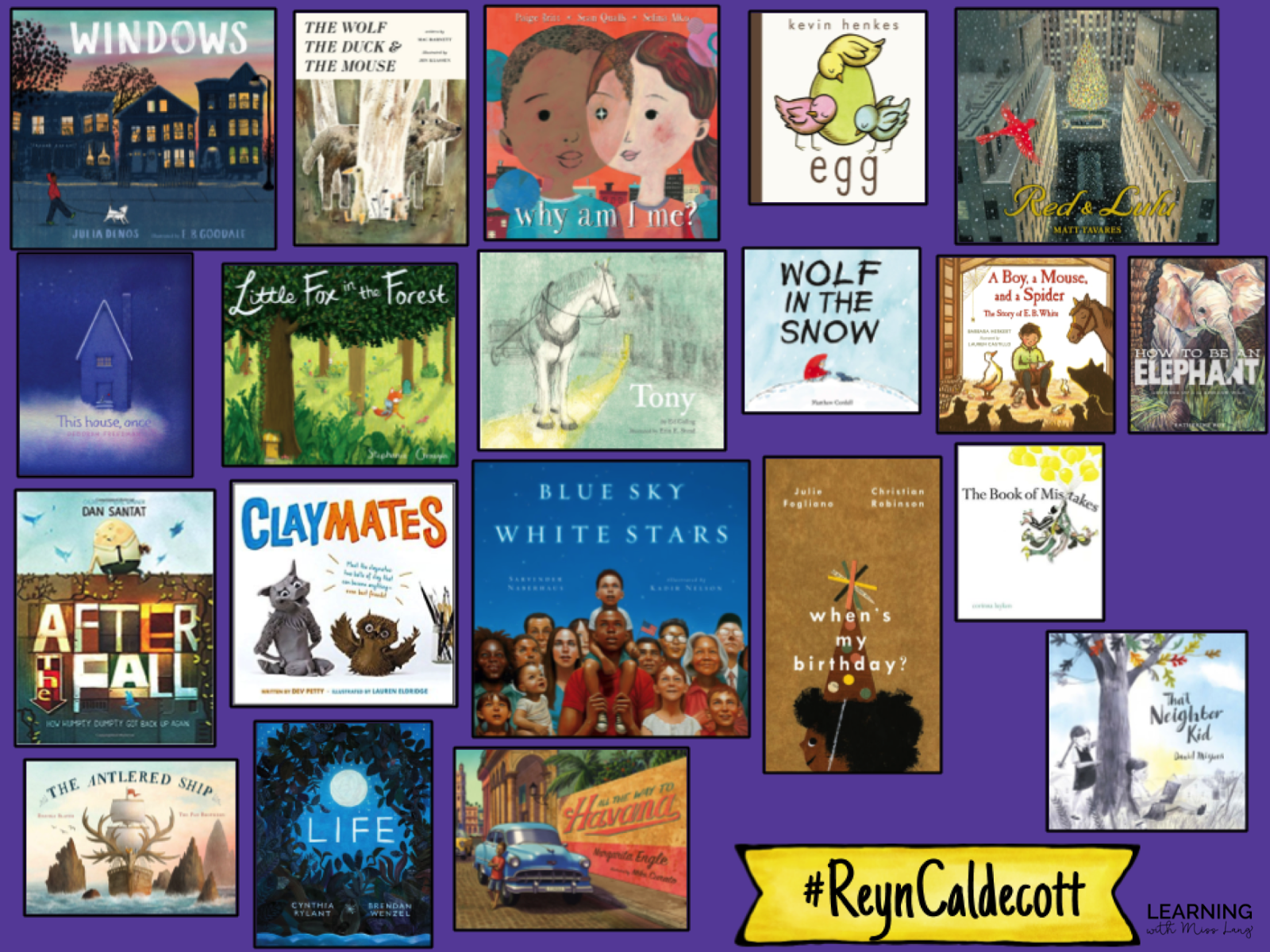 Mock Caldecott 101 - Learning with Miss Lang