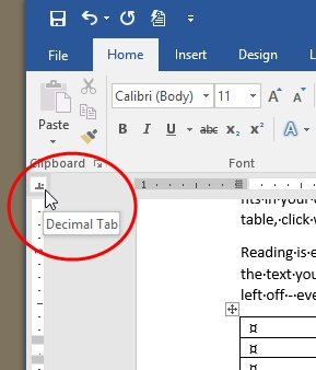 Information technology : Ruler in MS Word and its uses