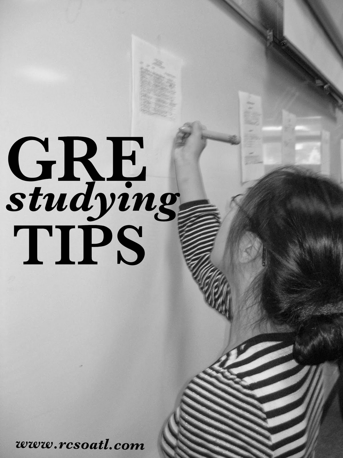 Real College Student of Atlanta: GRE studying tips