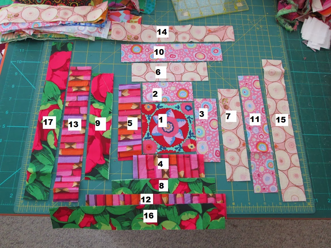 Cathy Tomm Quilts: Kaffe Fassett Fabric Block Exchange