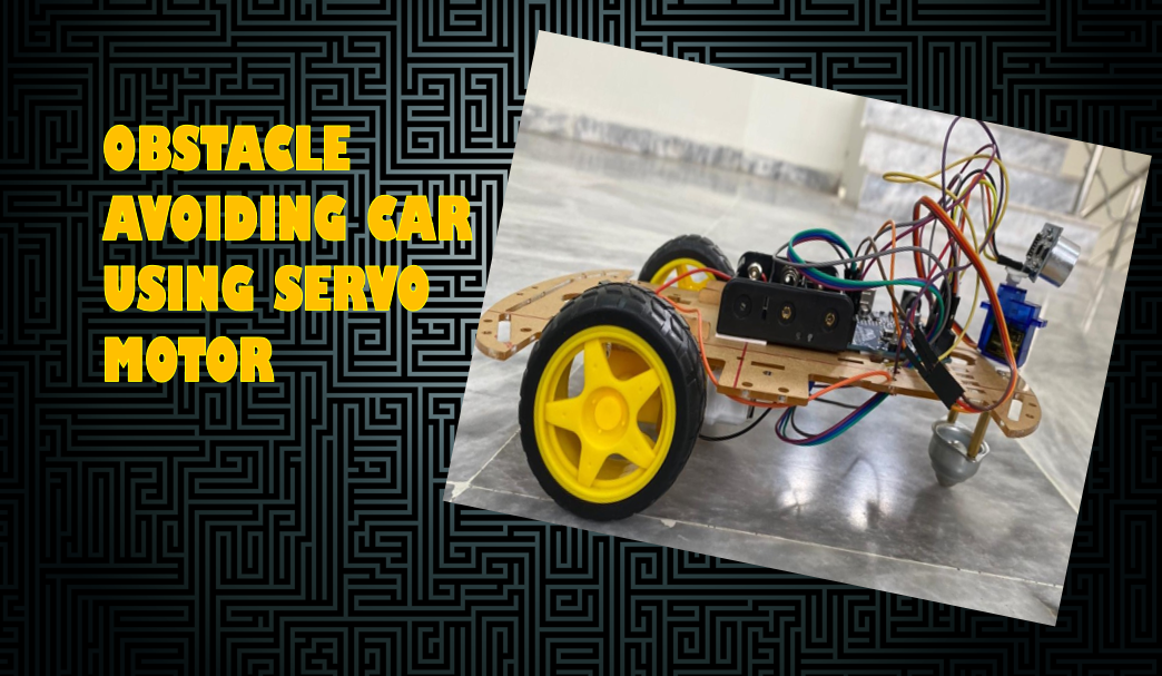 Obstacle Avoiding Car Using Servo Motor | How to use Servo Motor with ...