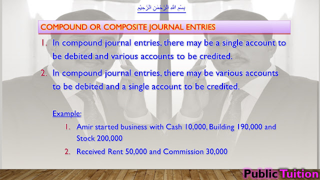 PublicTuition: Journal Compound / Composite Entry