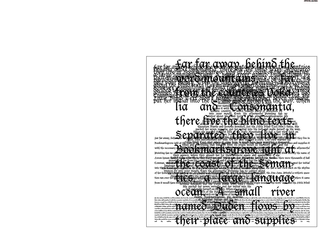 Student of Design: TEXTURE using Text