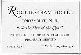 Walk Portsmouth: Rockingham House