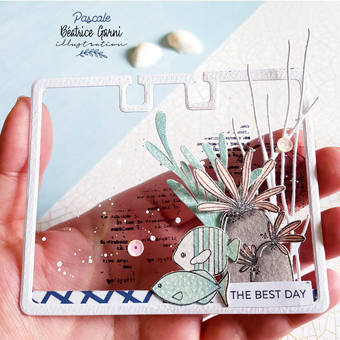 Beatrice Garni Scrap: Carte memorydex - J'irai voir la mer