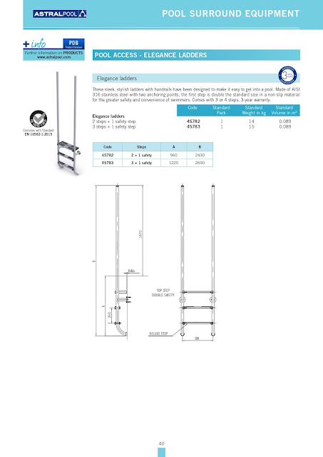 Astral Pool Catalogue 2020: Pool Surround Equipment