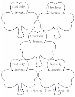 Memorizing the Moments: Gratitude Shamrocks