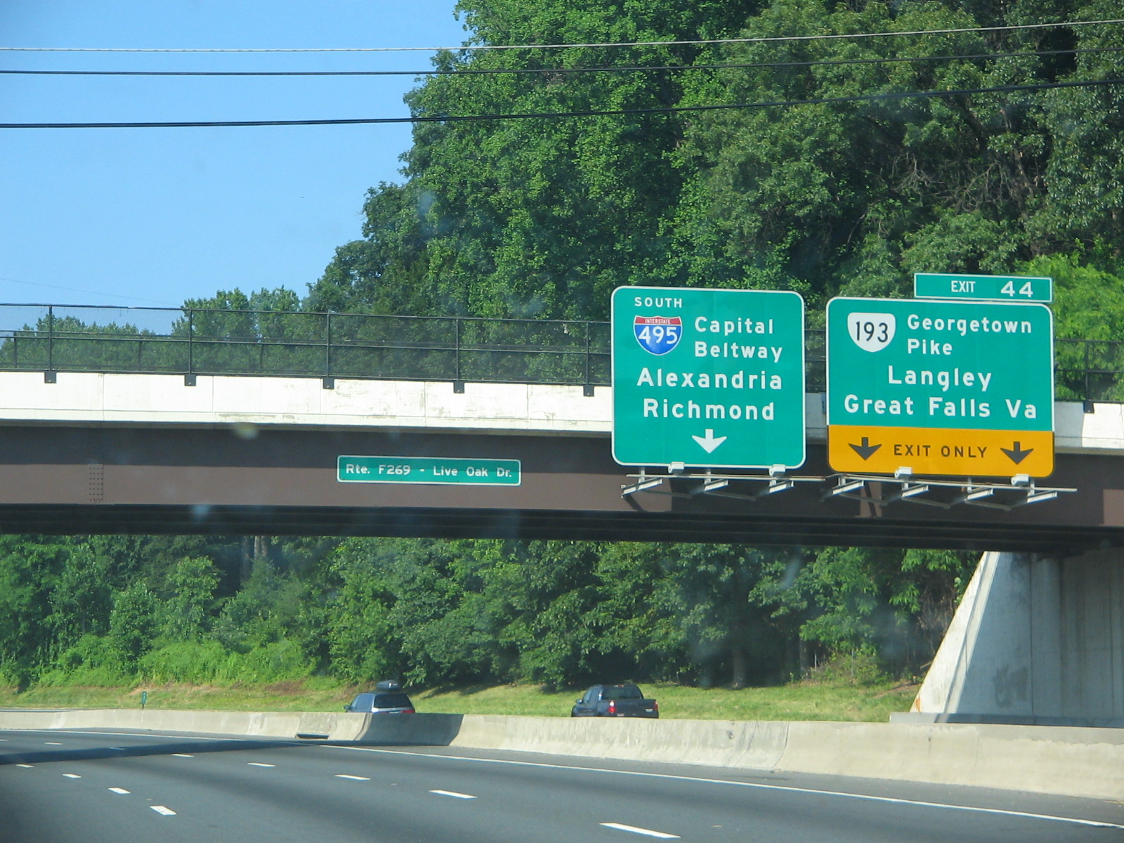 Luke's Signs: I-495, G.W. Parkway, & Route 193 - Fairfax County, VA ...