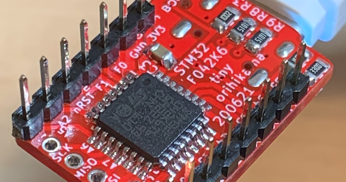 STM32F042K6T6 のブレークアウトボードを Type-C 化してみた | 躍動する今