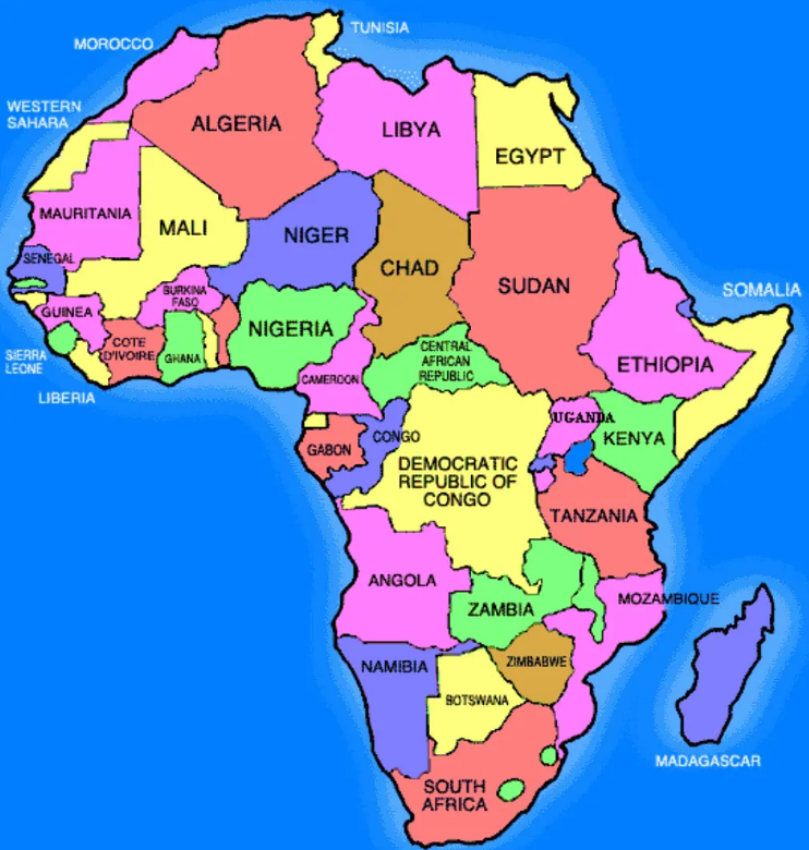 List of all African countries, capitals and their current presidents.