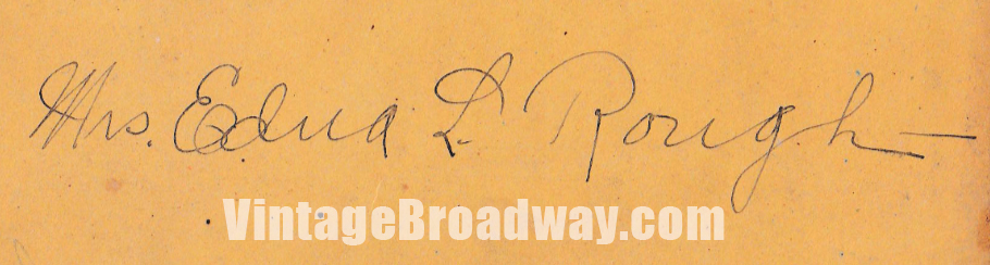 Vintage Broadway: On a Pay-Night Evening