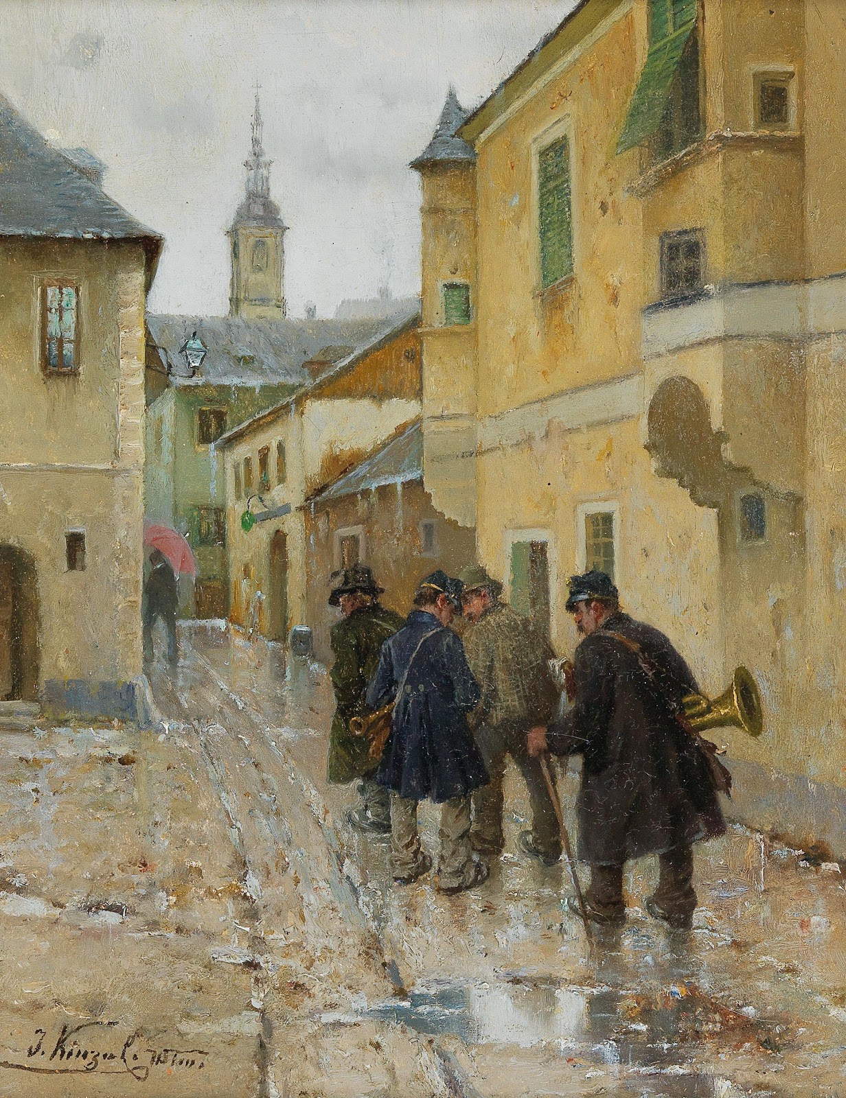 Josef Kinzel (1852-1925) | Genre painter | Fine Art Masters